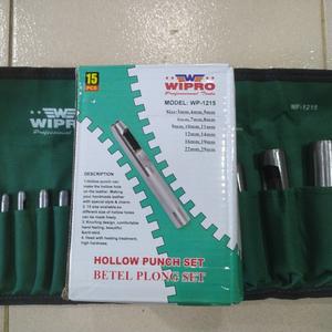 Jual (SJT) Alat Pembolong Gasket Kulit Set - WIPRO Hollow Punch Set 15 ...