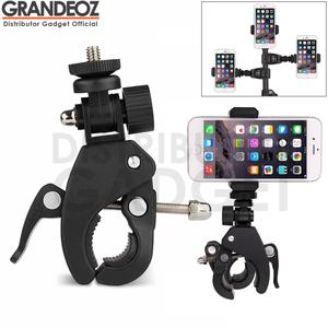 Jual Universal Clamp Holder HP Klip Stand Bracket Handphone Tripod ...