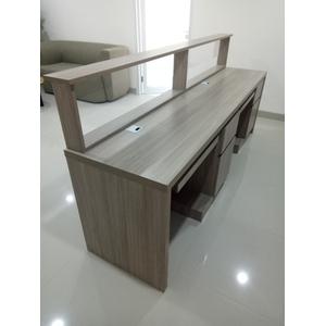 Jual Meja Receptionist | Meja kasir | Meja pelayanan | Meja 200x60x75 ...
