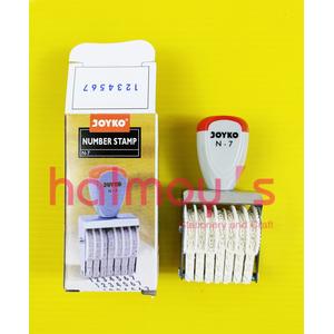Jual STEMPEL / STAMP ANGKA / NUMBER JOYKO N - 7 ( 7 DIGIT ) - Kota ...