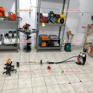 Jual rumput 2 tak dan penggembur tanah dan cabut akar rumput mesin ...