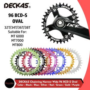 Jual Chainring DECKAS OVAL BCD96 Asimetris 32T 34T 36T 38T- Narrow Wide - Silver, 32T - Jakarta ...