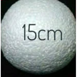 Jual styrofoam bulat 15cm murah bola gabus putih 15 cm stereofoam ...
