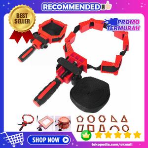 Jual Penjepit Bingkai Kayu Adjustable Rapid Corner Clamp 4 Jaws ...