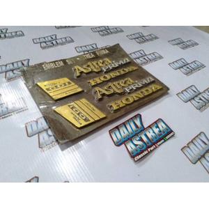 Jual Simbol Logo Emblem Set Honda Astrea Prima 1988 1989 sapkre 5081zb ...