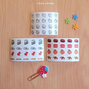 Jual Stiker Sticker Mini Aneka Bentuk dalam Lembaran (Shared) - Kota ...