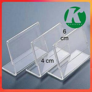 Jual Price Tag Acrylic / Label Harga Akrilik Ukuran 4x6 - Kota Bandung ...