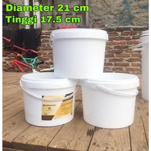 Jual ember plastik 5 liter ember bekas cat/es krim/ bekas selai 5kg ...