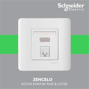 Jual Schneider Electric Zencelo Data Socket Wall Plate 1 Gang WE ...