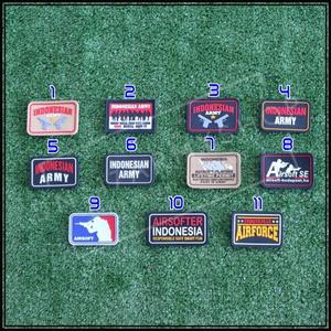 Jual Patch Rubber Indonesian Army, Airsoft, Indonesian Airforce FMJ ...