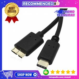 Jual Kabel Data USB 3.1 Type C to USB 3.0 Micro B HDD Hardisk Eksternal ...