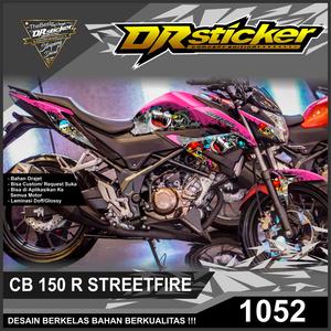 Jual Decal Full Body CB150R New Street Fire Desain Zombie Doraemon ...