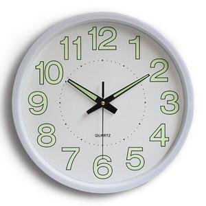 Jual Jam Dinding Bulat Quartz Glow in The Dark 30CM - MDB4 White - Kota ...