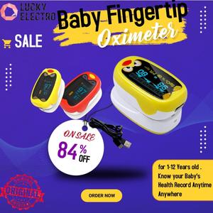 Jual Pulse Fingertip Oxymeter Bayi Dan Anak SpO2 Cek Kadar Darah ...