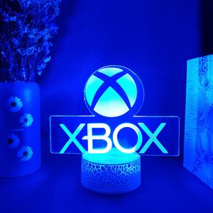Jual LIGHT Xbox Game Icon 3D Illusion Lamp Gaming Room Desktop Setup ...