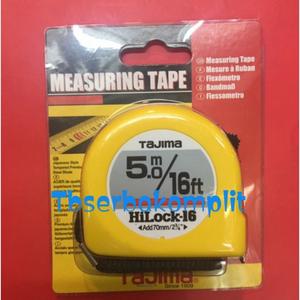Jual Meteran Tajima 5 meter Hi Lock Kuning Measuring Tape 5m 5 m asli ...