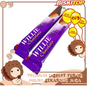 Jual BISKITOP - WILLIE WAFFER COATING 30g Biskuit Lapis Coklat Snack ...