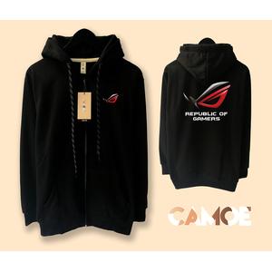 Jual Jaket Hoodie zipper Asus ROG Republic of gamers 3D - Jakarta Barat ...