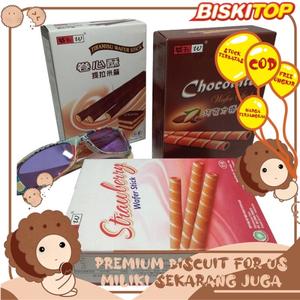 Jual BISKITOP - WILLIE WAFER STICK 50g Biskuit Kue Kering Biscuit Astor ...