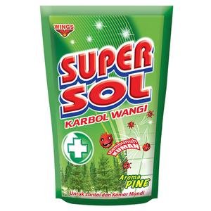 Jual SUPERSOL KARBOL PINE POUCH 750 ML - PEMBERSIH LANTAI - Kota ...