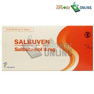 Jual SALBUVEN 4MG TABLET 10'S/SALBUTAMOL/ASMA/ SESAK NAFAS - Kota ...