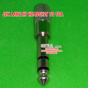 Jual Jack Jek Sambungan Headphone Toa Stereo Soket Mini Stereo 3,5mm ...