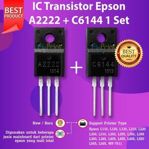 Jual IC TR Transistor A2222 C6144 Set, Printer Epson L120 L210 L310 ...