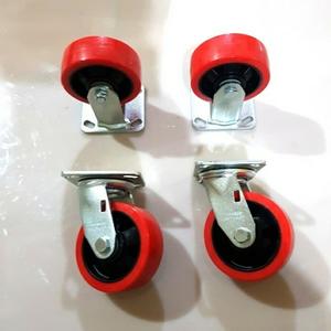 Jual heavy duty Ranger 5 inch roda heavy duty merah Roda Pu - Kota ...