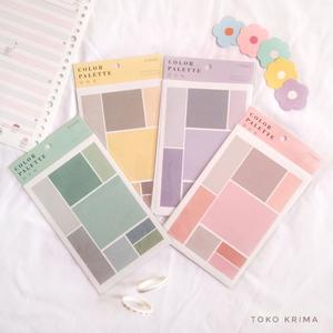 Jual Stiker Set Sticker Pack Color Palette Kotak dan Bulat - Pink ...