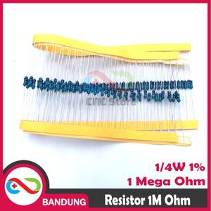 Jual RESISTOR 1 M MEGA OHM 0.25W METAL FILM - Kota Bandung - CNC STORE ...