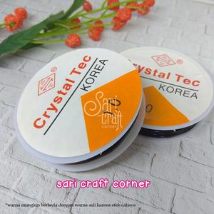 Jual Senar Karet Crystal Tec Korea Hitam 1.0 Benang Tali Kenur Senar ...