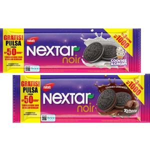 Jual NEXTAR NOIR RICHOCO 28.5 gram COKLAT COOKIES RENCENG SNACK BISKUIT ...