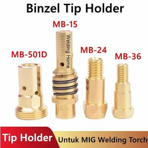 Jual MB15 MB24 MB36 MB501D Tip Holder Tip Body CO CO2 MIG Torch Binzel ...