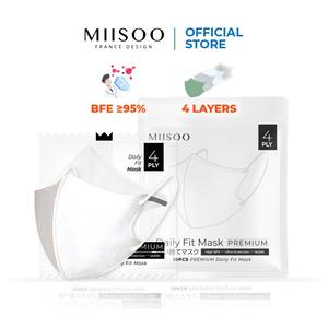 Jual MIISOO Disposable Daily Fit mask Per BOX Masker Kesehatan 4ply ...