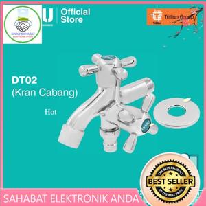 Jual UNNU KRAN DOUBLE SHOWER MIXER DT02 / KRAN CABANG MESIN CUCI 1/2 inch - Kota Surabaya ...