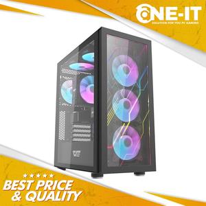 Jual CASE DARKFLASH DK210 GRAFFITI TEMPERED GLASS PC GAMING CHASSIS ...