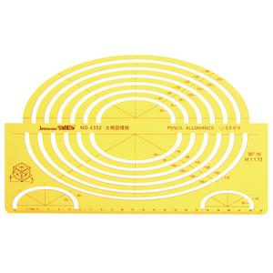 Jual "EL" Large Ellipse Big Oval Semi Elliptical Shape Drawing ...