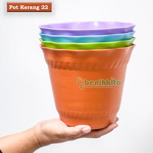 Jual Pot Bunga Kerang 22 Warna-Warni - Lovenia - Biru - Kota Depok ...
