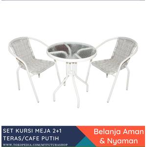 Jual SET kursi meja teras Soleil Set meja kursi makan Set kursi CAFE ...