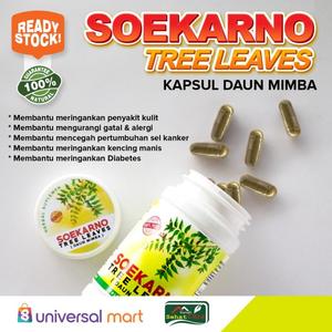 Jual KAPSUL HERBAL DAUN MIMBA SOEKARNO TREE LEAVES - Jakarta Pusat ...