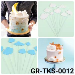 Jual GR-TKS-0012 Cake topper kertas tusuk hiasan kue awan cloud - TKS-0012-G - Jakarta Timur ...