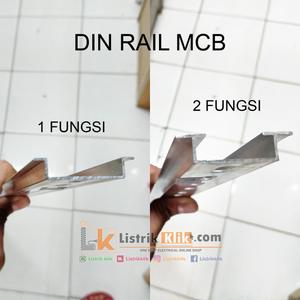 Jual DIN RAIL REL MCB 2 FUNGSI ALUMUNIUM - Kab. Bekasi - ListrikKlik ...