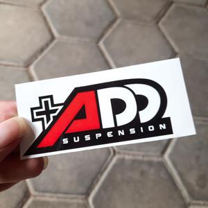 Jual Stiker Printing ADD SUSPENSION Sticker Print Cut Sok Motor 8,5 cm ...