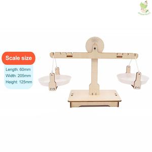 Jual Toy for Students DIY Balance Scale Lever Wooden Weighing Scale ...