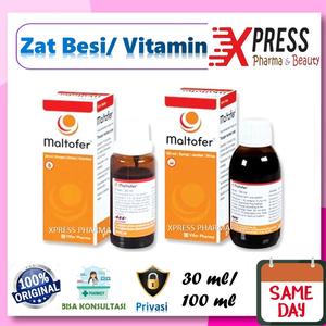 Jual XPRESS Maltofer Drop Sirup Zat Besi Vitamin Maltover Anak Bayi ...
