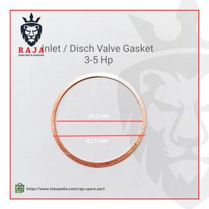 Jual Inlet / Discharge Valve Gasket 3-5 Hp kompresor angin - Jakarta ...