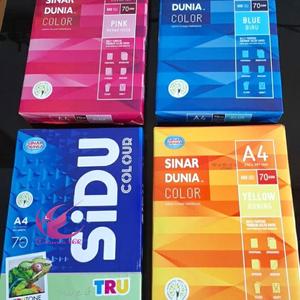 Jual Kertas HVS Warna Sidu a4 70gr isi 100 lbr - KUNING MUDA - Kota ...