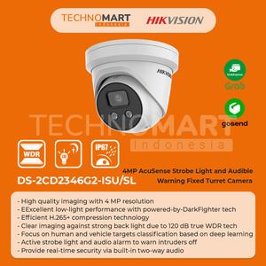 Jual DS-2CD2346G2-ISU/SL - HIKVISION IP 4 MP ACUSENSE AUDIO STROBE LIGHT - Jakarta Barat ...