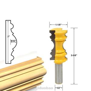 Jual MATA ROUTER TRIMMER PROFIL MOULDING LIS KAYU WOOD WORKING 1-2 INCH ...