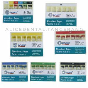 Promo Paper point dental paperpoint points endo endodontic 15-40 15 20 25 30 - 55 - Jakarta ...